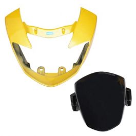 NIKAVI N566B Head Light Mask Compatible Compatible for TVS Apache Yellow